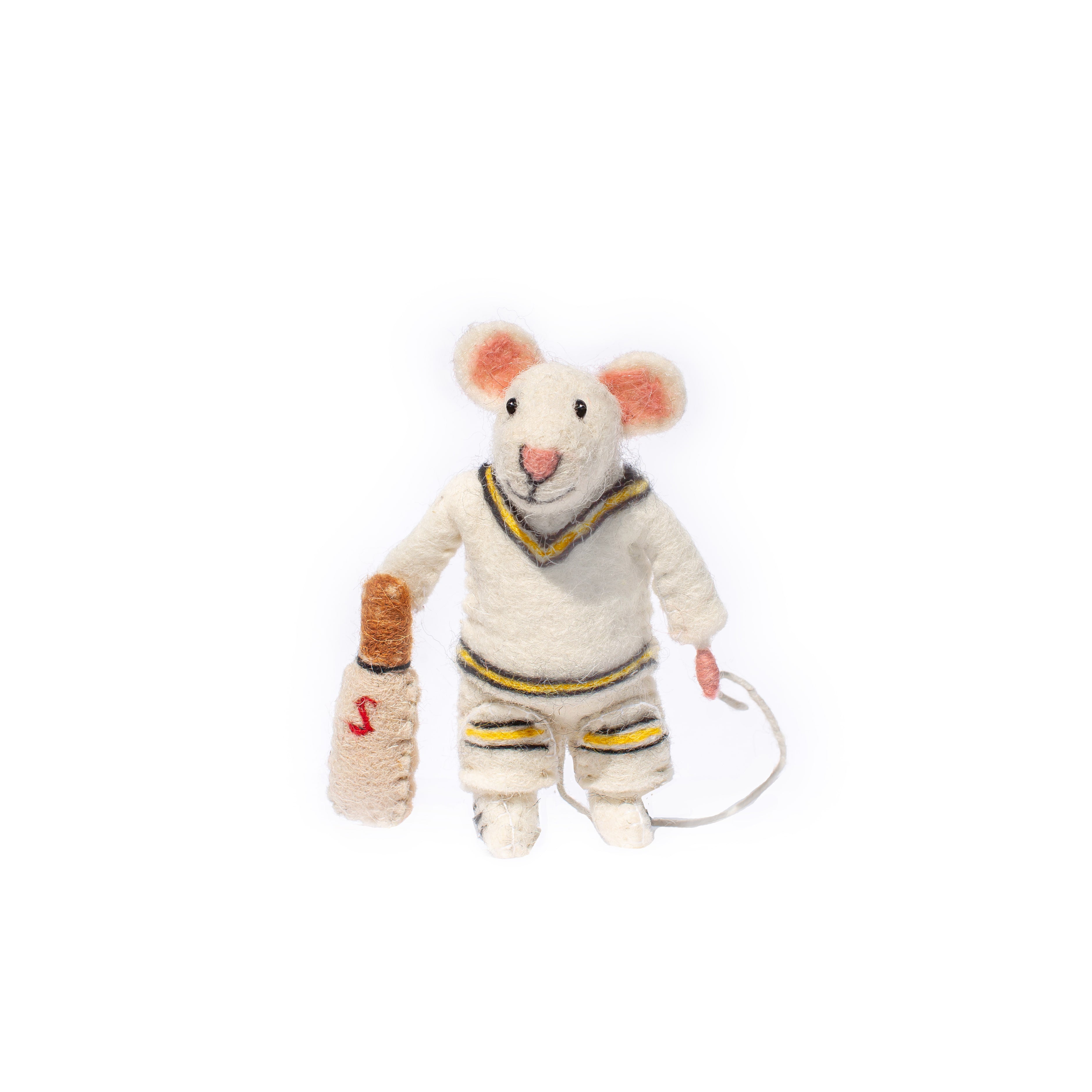Cricketer Mouse – Sew Heart Felt